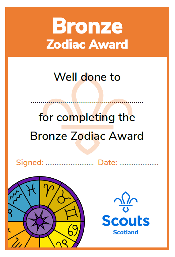 Zodiac Badge Scouts